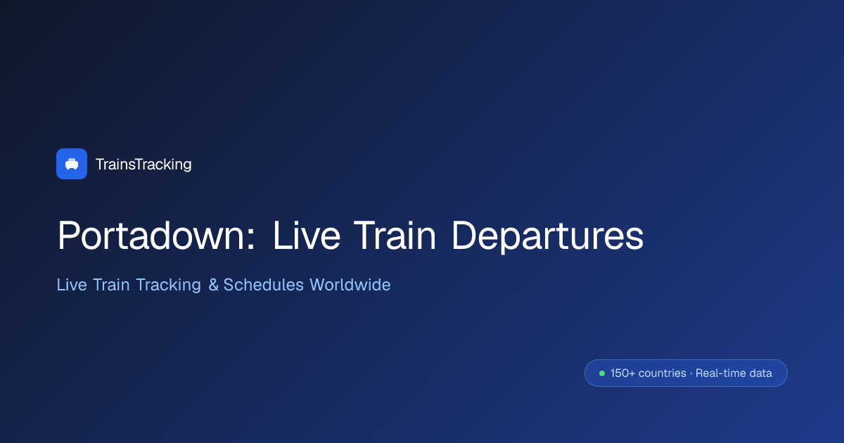 Portadown Station: Trains, Departures and Timetable