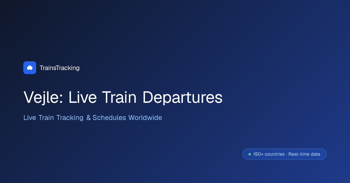Vejle Station: Trains, Departures and Timetable